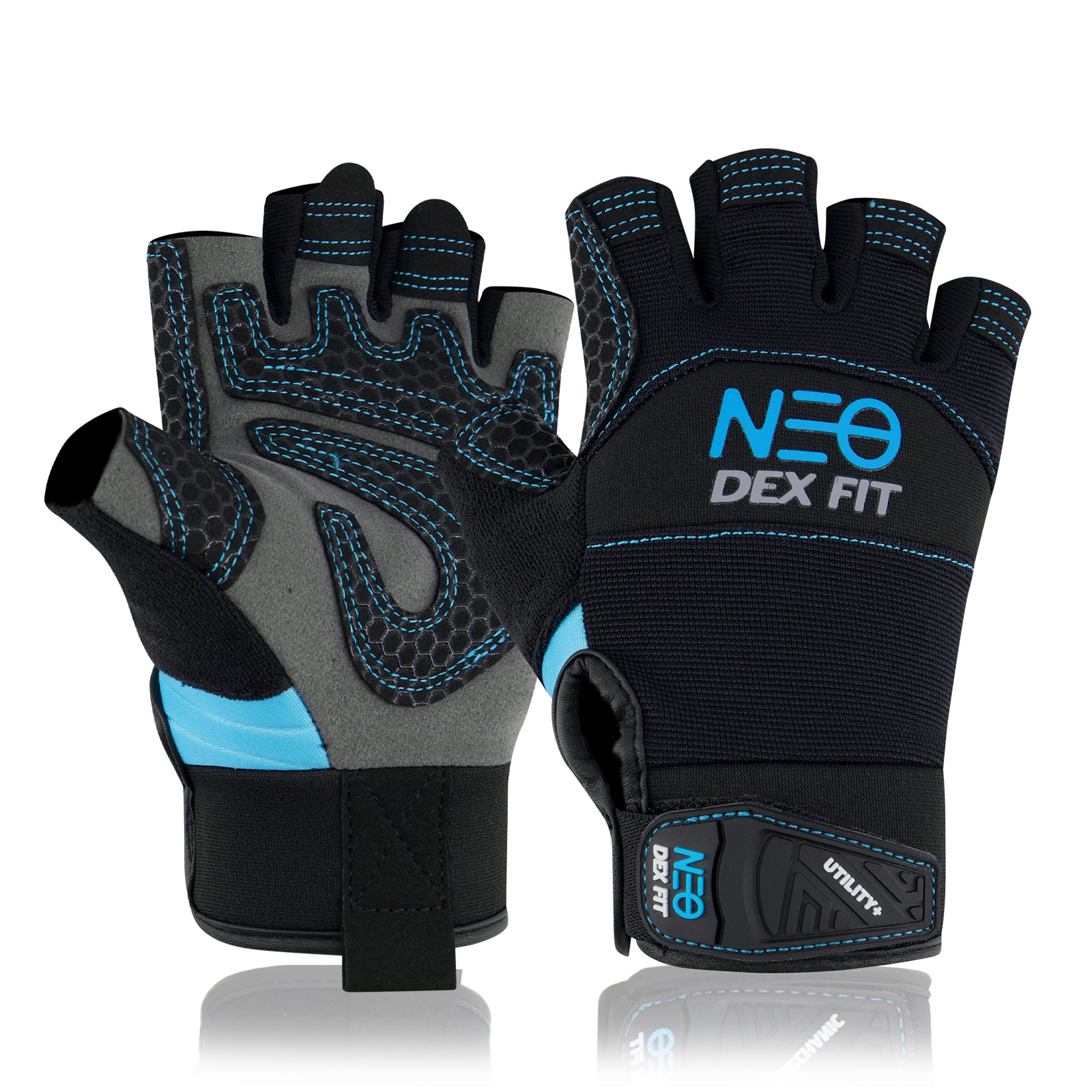 DEX FIT MG310G Fingerless Mechanic Gloves – MUVEEN